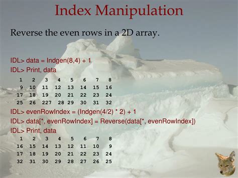 Ppt Coyotes Guide To Idl Programming Powerpoint Presentation Free Download Id 6894618