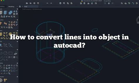 how to convert lines into object in autocad caddikt