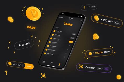 vst coin ui design behance