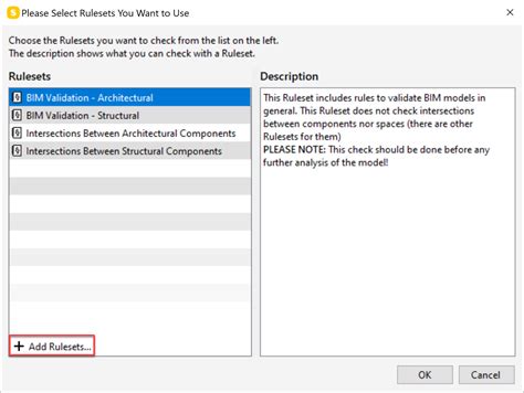 Part 2 Adding Rules To Existing Rulesets Solibri Help Center