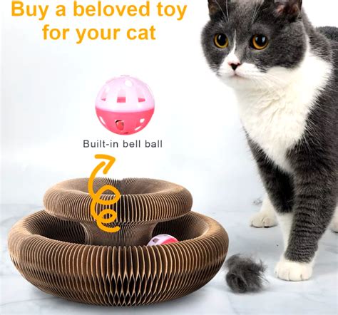 Transformable Cat Scratching Toy Keeps Cats Entertained And Furniture