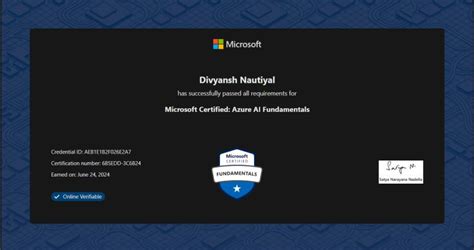 Divyansh Nautiyal On Linkedin Microsoft Certifiedaiengineer Azureai