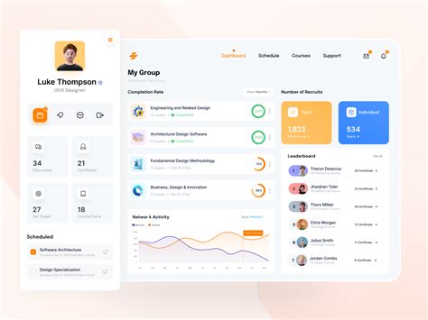 Online Course Dashboard 👨‍🎓 By Ericson Fabro 🎧 On Dribbble