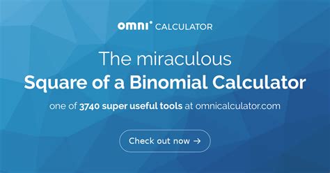 Square Of A Binomial Calculator