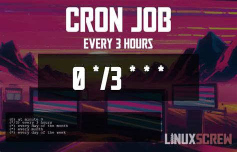 Cron Job Every 3 Hours Crontab
