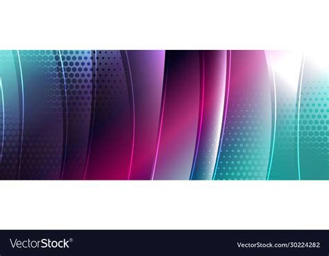 Shining Glass Abstract Wave Background Dynamic Vector Image