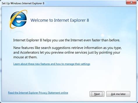 Internet Explorer 8 And 9 Enable Or Disable First Run Set Up Pop Up Tutorials