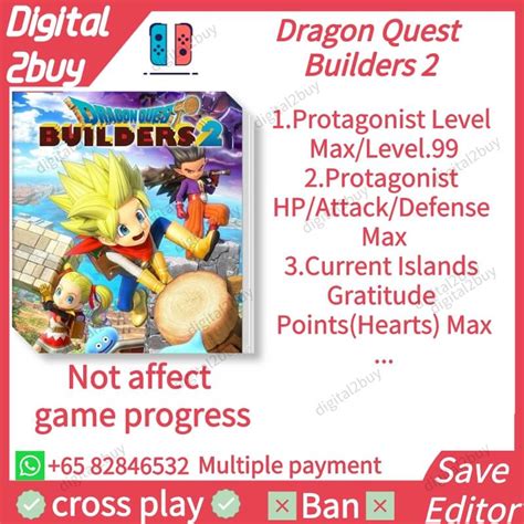Dragon Quest Builders 2 Save Editor Dqb2 Save Modding Digital2buy