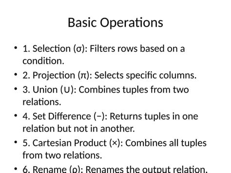 Relational Algebra Presentationnnss Pptx