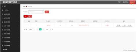 附源码 计算机毕业设计ssm高校实习管理平台系统 高校实习管理页面全局er图 csdn博客