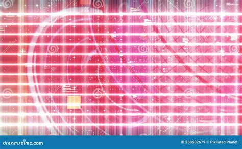 Abstract Dark Digital Grid Data Communication Technology Background Stock Video Video Of