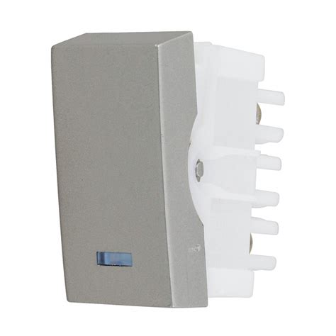 Módulo De Interruptor Simples10a Led Inova Pro Class Titanium Alumbra
