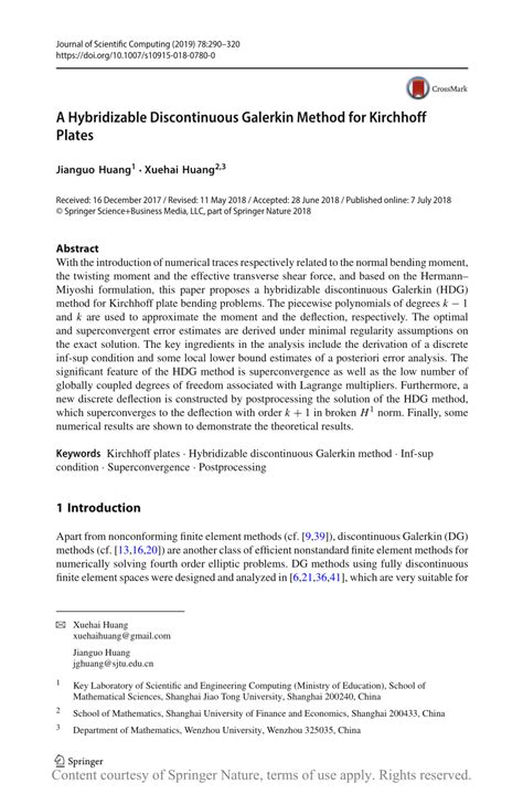 A Hybridizable Discontinuous Galerkin Method For Kirchhoff Plates