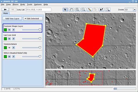 Shape Layer Intersect Merge And Subtract Polygons From Each Other Jmars Java Mission