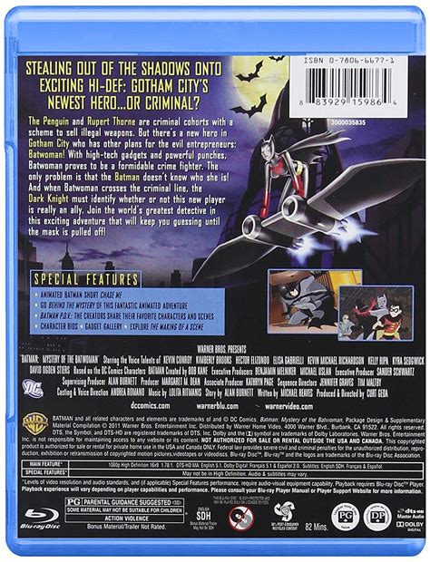 Batman Mystery Of The Batwoman Blurayperu