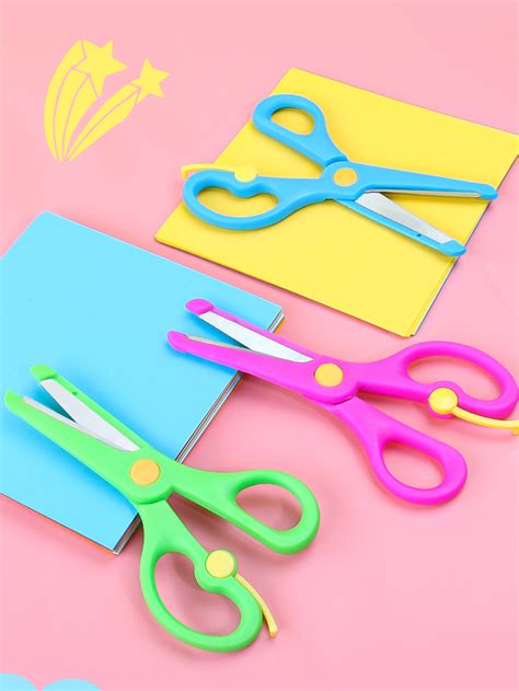 【ready Stock】 Kindergarten Manual Scissors Primary School Round Head