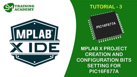 project creation in mplab x ide for pic16f877a microcontroller youtube