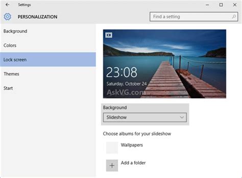 windows 10 bug breaks lock screen slide show feature askvg