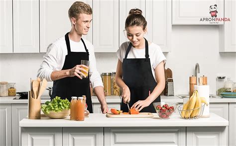 Apronpanda Chef Apron For Men Women With 2 Pockets100