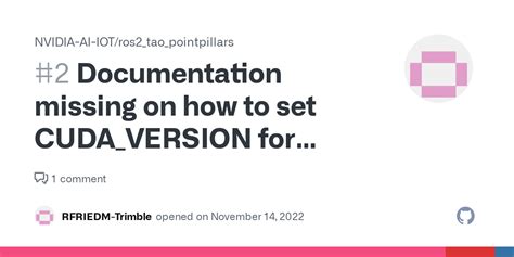 Documentation Missing On How To Set CUDA VERSION For Building Or Install CUDA Issue