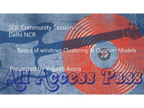 Windows Clustering And Quorum Basics Pptx Computing Technology