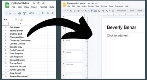 Script Copies Data From Sheets To Titles In Slides