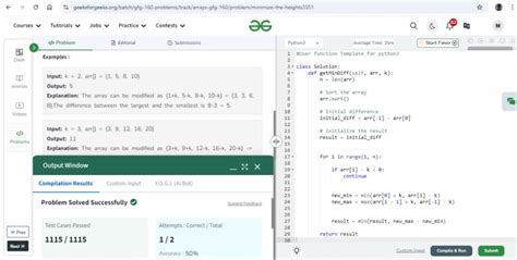 Mohammed Arif On Linkedin Gfg160 Geeksforgeeks Dsa Kadanealgorithm