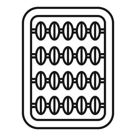 Inca Abacus Icon Outline Vector Math Calculator 14915558 Vector Art At