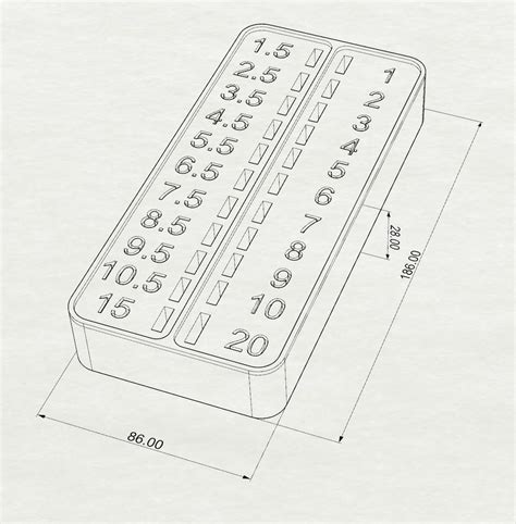 Fillet Gauge Organizer 3d Model By Piotrc On Thangs