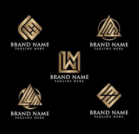 Premium Vector Lwm Logo Design
