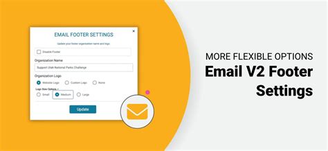 Email Footer Settings TicketSignup