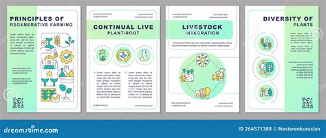 Principles Of Regenerative Farming Green Gradient Brochure Template