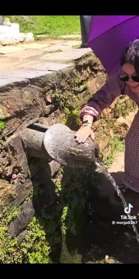 Создать мем "из родниковой воды, чистый родник, уличные краны для воды ...