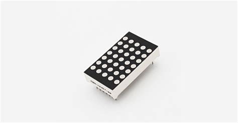 China Manufacturer Amber Led Dot Matrix Display 7x5 Lattice Orange 5x7 Dot Matrix Led For