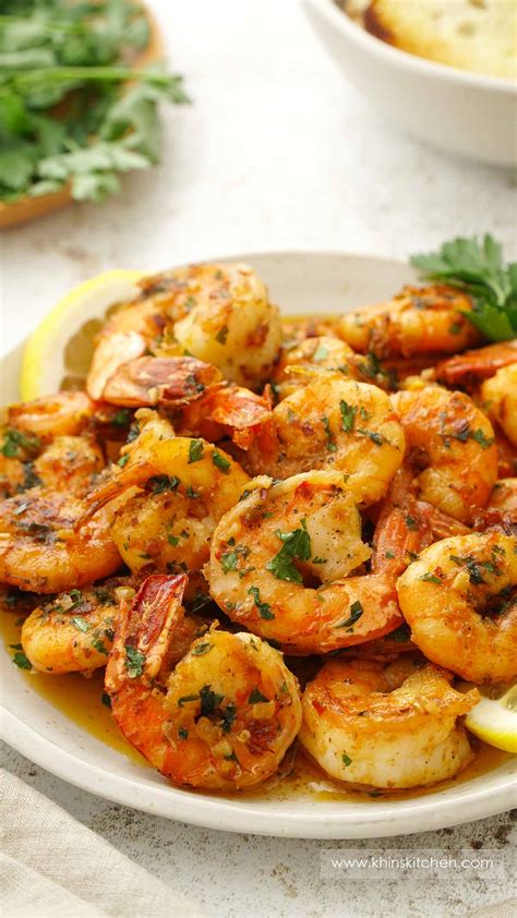 Garlic Butter Prawns Khins Kitchen
