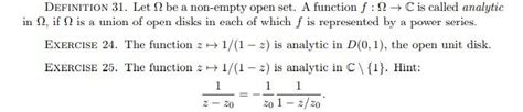 solved definition 31 let 2 be a non empty open set a