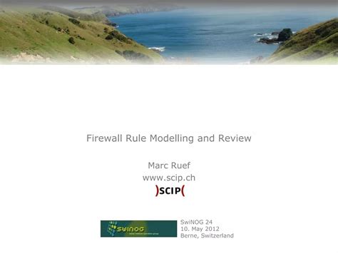 Firewall Rule Review And Modelling Pptx
