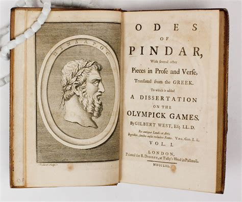 Odes Of Pindar With Several Other Pieces In Prose And Verse