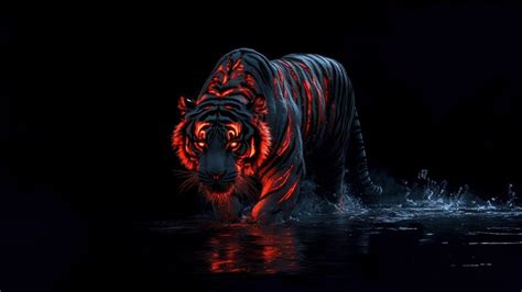 Tiger Amoled 8k Uhd Wallpaper