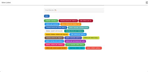 Vue Yap Lacaklar Listesi