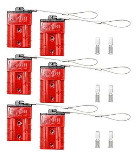 6 Conectores De Cable De Corriente Directa De 50 A 12 36 V Envío Gratis