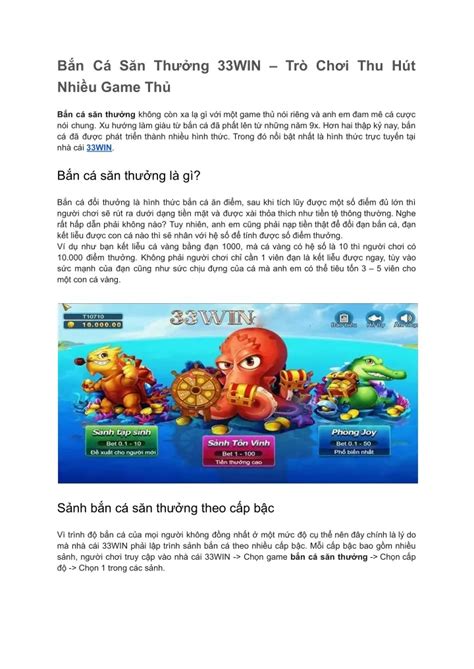 PPT Bắn cá săn thưởng PowerPoint Presentation free download ID 12341380