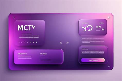 Premium Ai Image Glassmorphism Elegance Modern Ui Template With