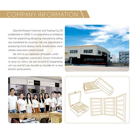 PVC Design Mosaic Tile Sample Display Boards Building Materials Packaging Box