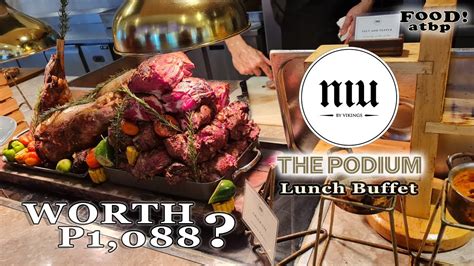 4k Lunch Buffet At Niu At The Podium October 9 2023 Youtube