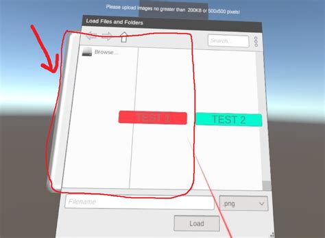 vr pointer issue when selecting items in file browser oculus meta