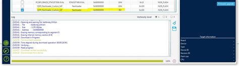 error couldn t parse external memory loader stmicroelectronics community