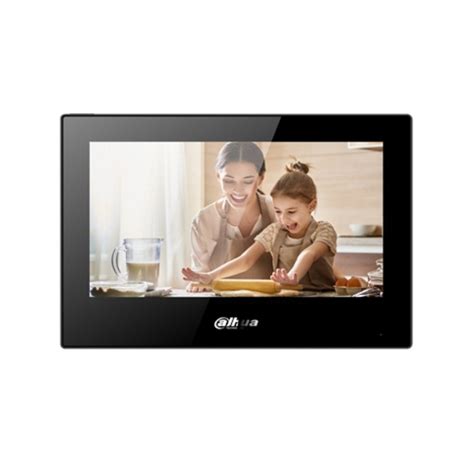 Vth5321gb W 7 Inch Dahua Ethernet And Wifi Monitor Capacitive Touchscreen Indoor Setik Biz