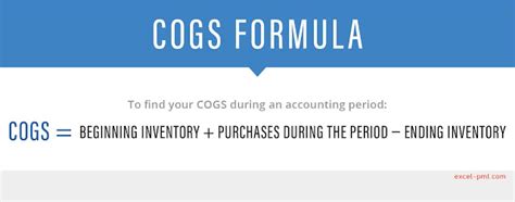 How To Calculate Cost Of Goods Sold COGS Project Management Small Business Guide