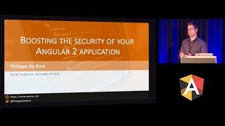 Boosting The Security Of Your Angular 2 Application NG BE 2016 Devconf Net